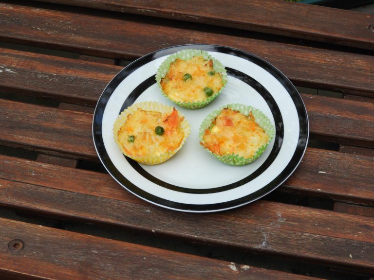 Eggy rice muffins - loopyloulaura