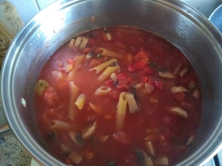 One pan veggie pasta - loopyloulaura