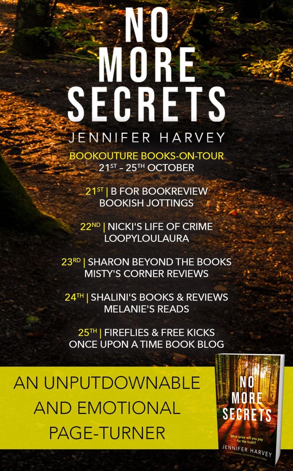 No More Secrets, by Jennifer Harvey - loopyloulaura
