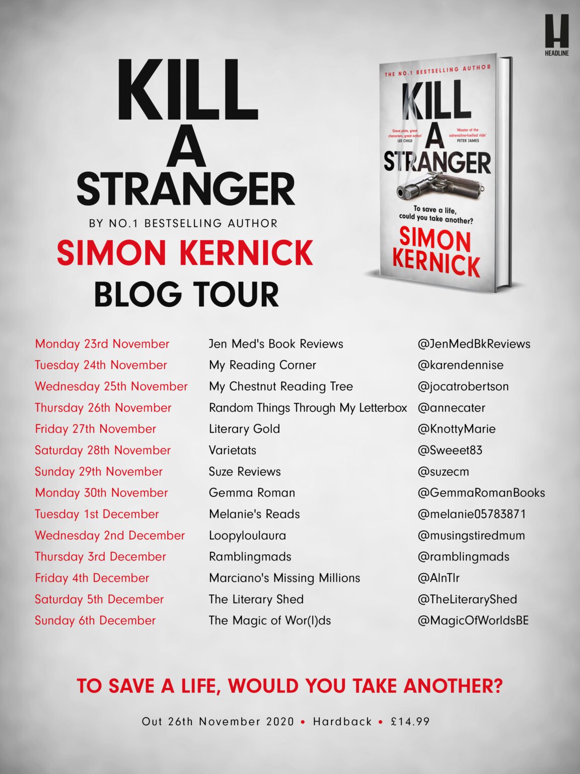 Kill A Stranger, by Simon Kernick - loopyloulaura