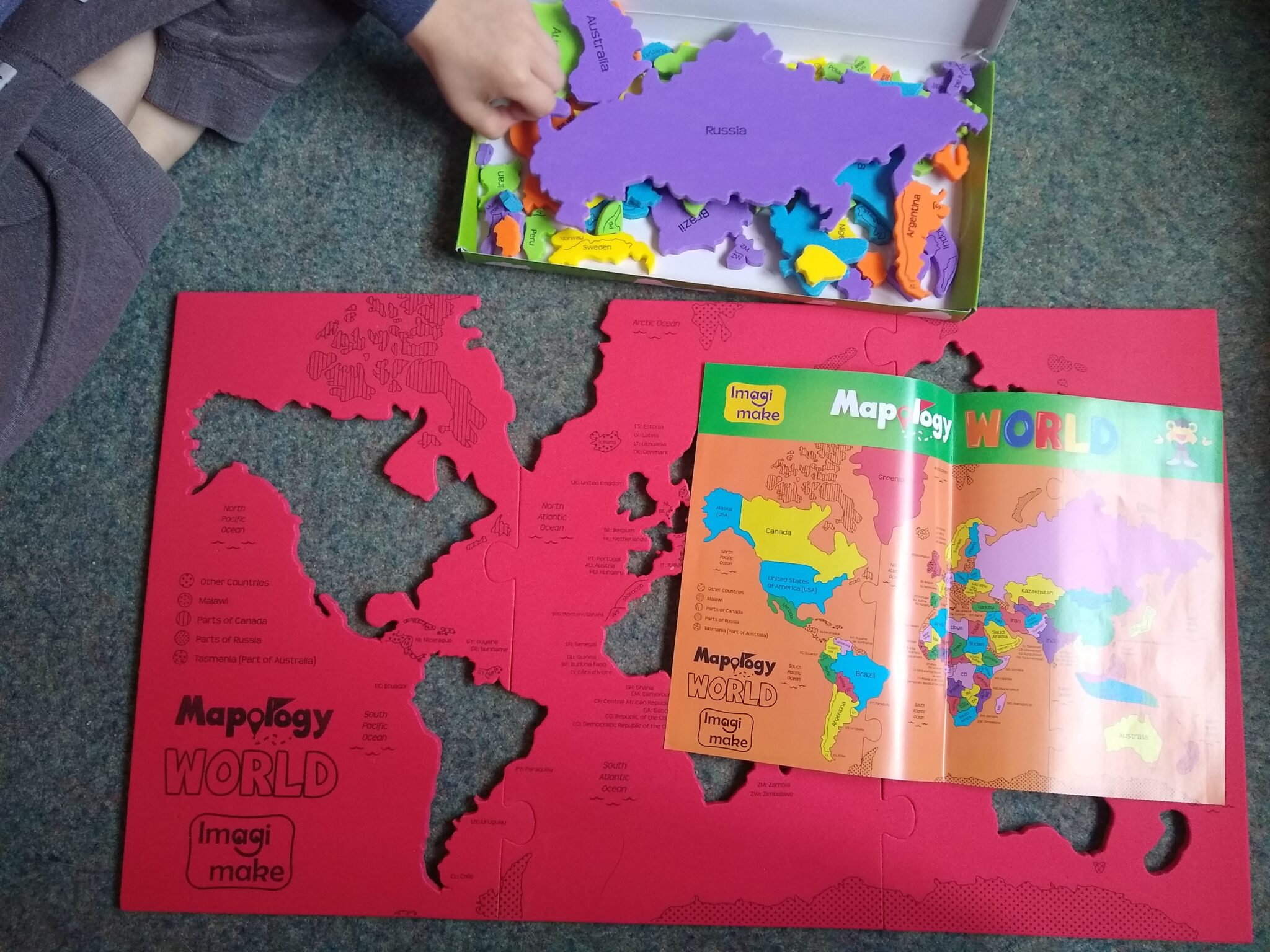 Imagimake Mapology puzzles - loopyloulaura