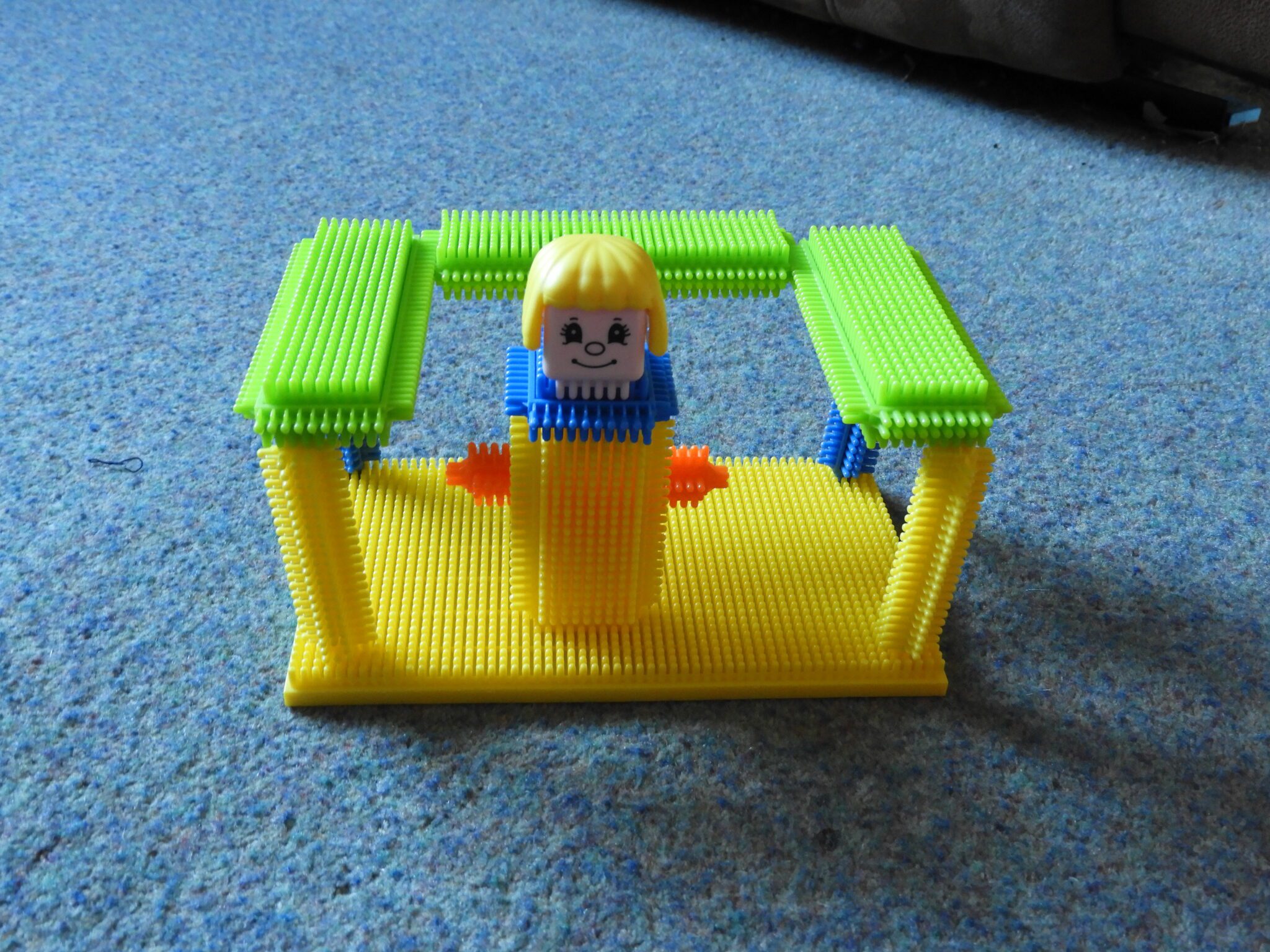 Construction fun with Stickle Bricks - loopyloulaura