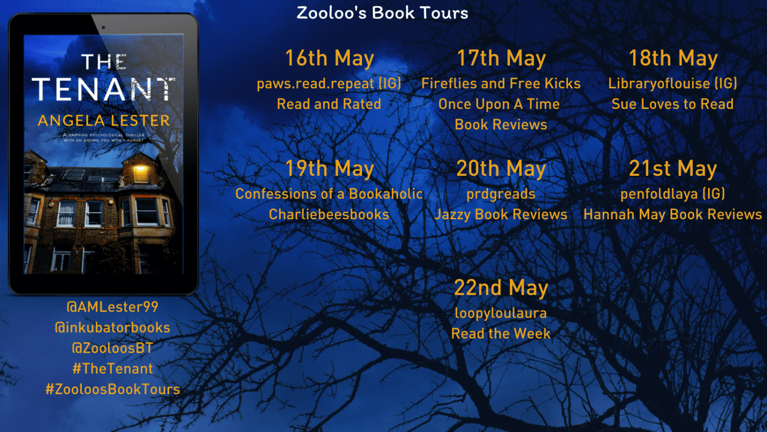 The Tenant, by Angela Lester - loopyloulaura