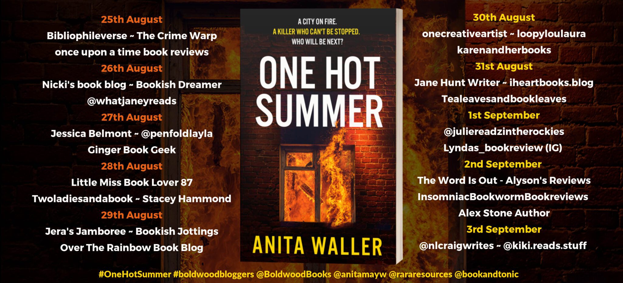 One Hot Summer, by Anita Waller - loopyloulaura