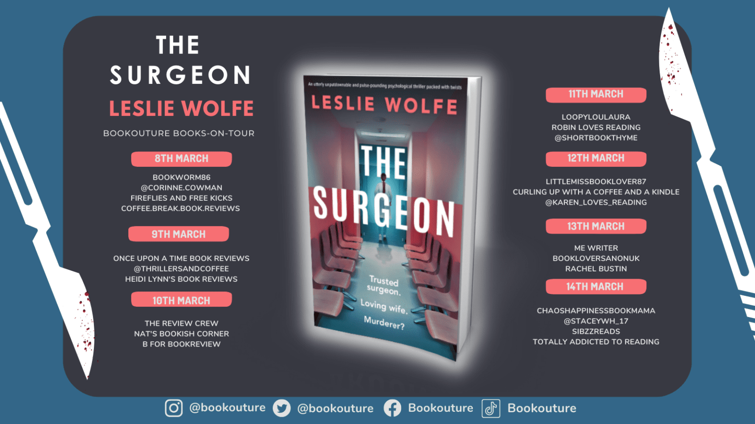 The Surgeon, by Leslie Wolfe - loopyloulaura